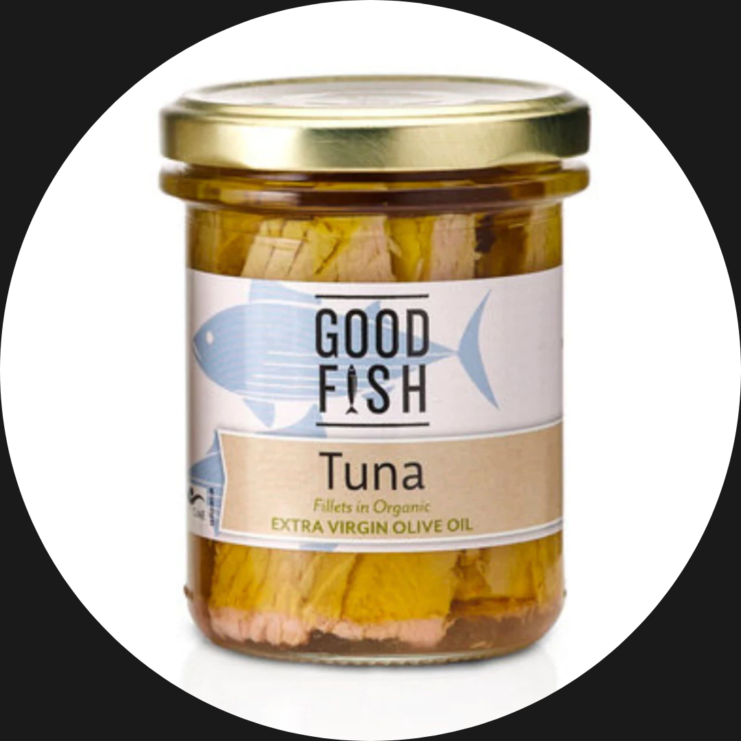 TUNA FILLETS IN ORGANIC OLIVE OIL GOOD FISH – Fill Good Bulk Foods