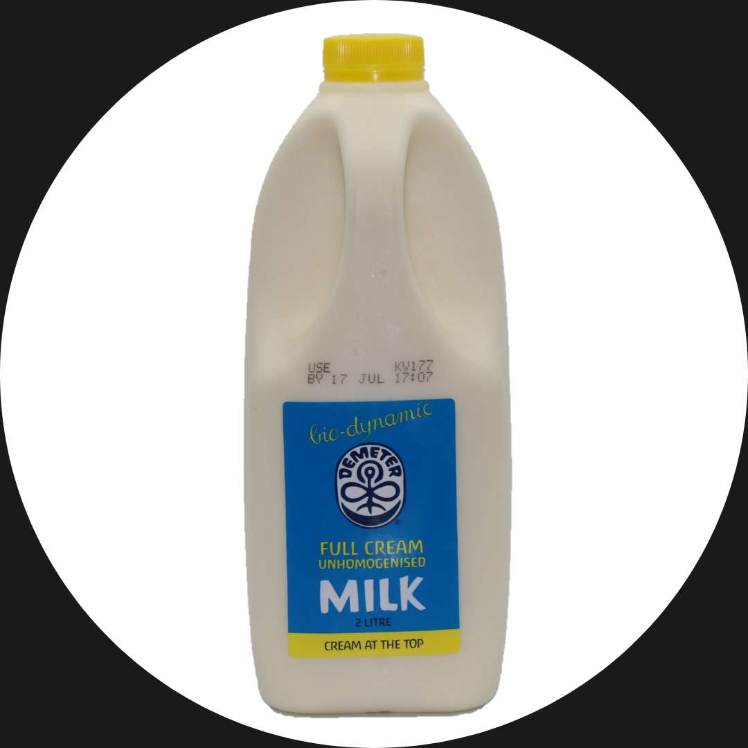 MILK FULL CREAM UNHOMOGENISED BIODYNAMIC DEMETER – Fill Good Bulk Foods